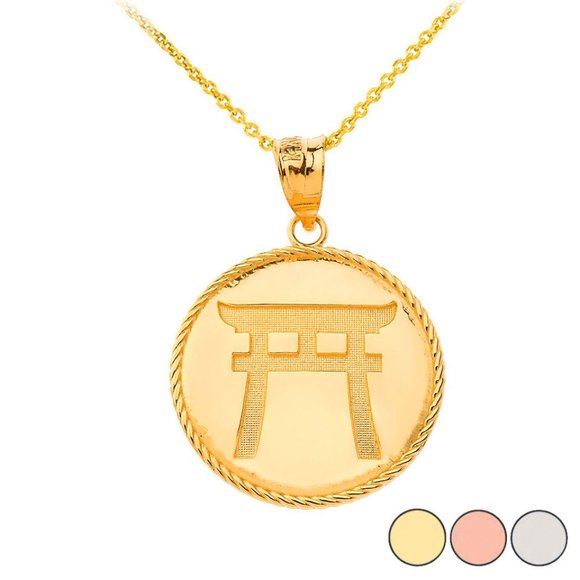 Element Shine | Jewelry | 4k Solid Gold Japanese Sacred Torii Shinto ...